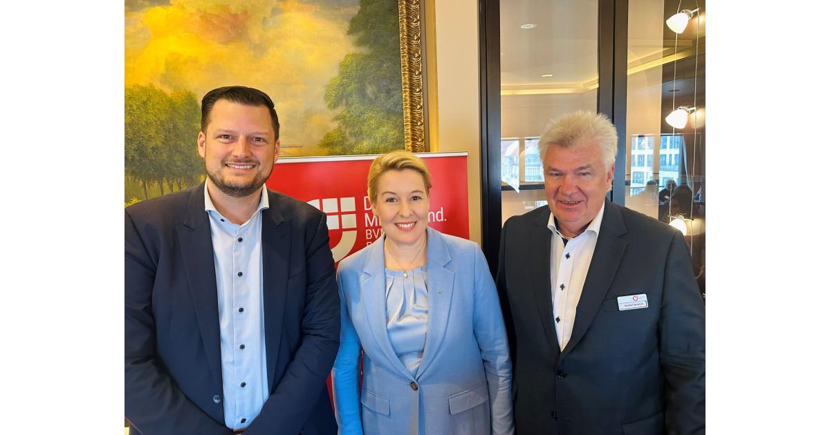 BERLINboxx - Wirtschaftssenatorin Franziska Giffey beim BVMW: Berlin ...